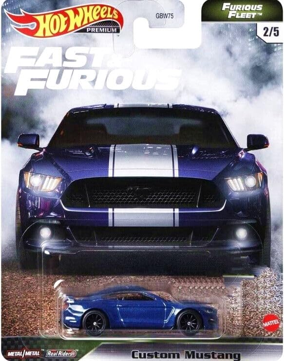 Hot Wheels Premium Fast & Furious Fleet Complete Set of 5 Diecast Vehicles from GBW75-956N Release