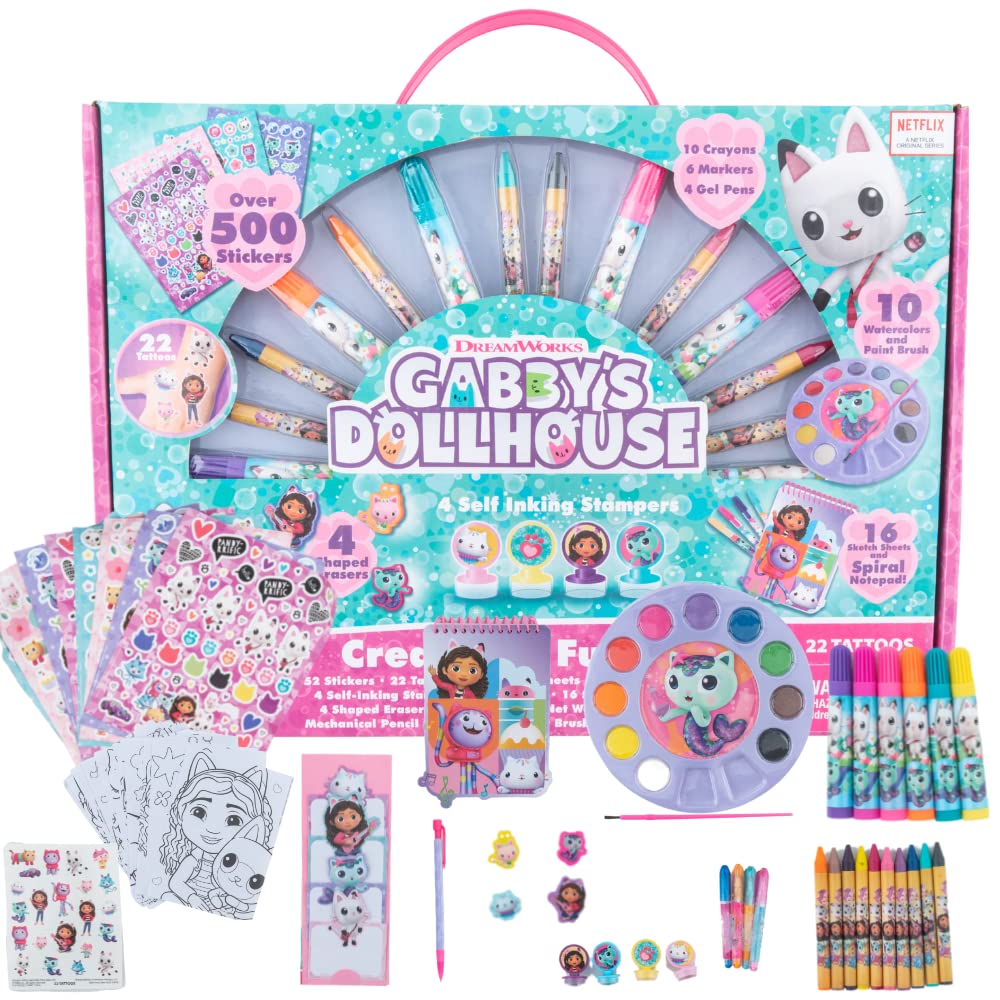 Innovative Designs Nickelodeon Paw Patrol Creativity Fun Kids Art Set for Coloring, Painting, and Crafts