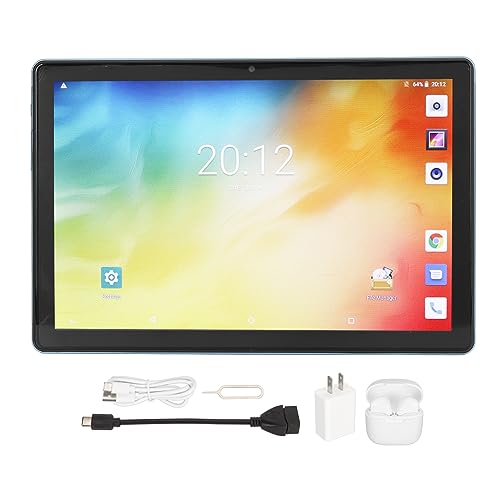 Haofy 5G WiFi Tablet, 10.1in Tablet 100β240V 1920x1200 Resolution Lightweight with Earphones for Office (#1)