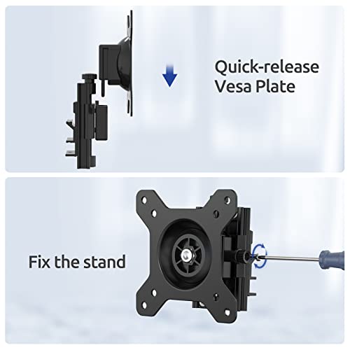 JYLH JOYSEEKER Electric Adjustable Height Desk and Triple Monitor Mount