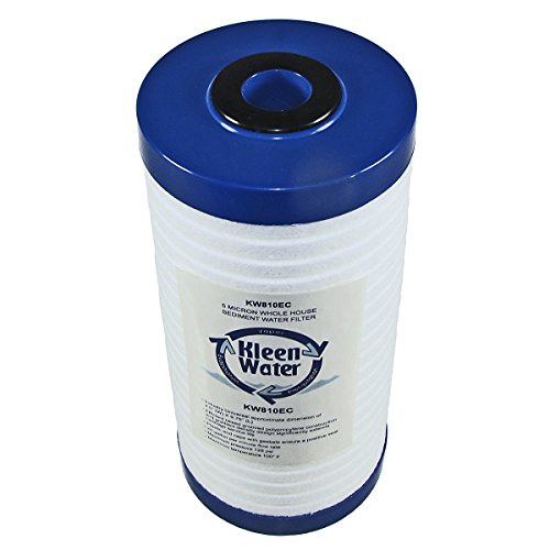 KleenWater KW810EC Replacement Water Filter Cartridge Compatible With Whirlpool WHKF-GD25BB Aqua-Pure AP810, AP801, Set of 4