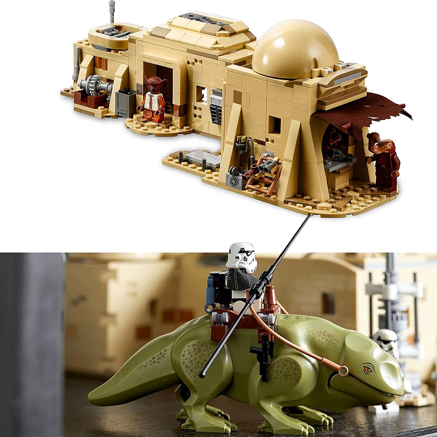 KCZRFUO Building Kits MOC Toys Compatible with Lego Mandalorian Star Wars Mos Eisley Cantina(3187 Pcs)