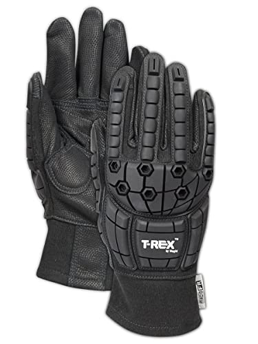 MAGID TRX824S Inferno Series | Flame/Heat Resistant Impact Welder's Gloves, Size 7/S, (1 Pair)