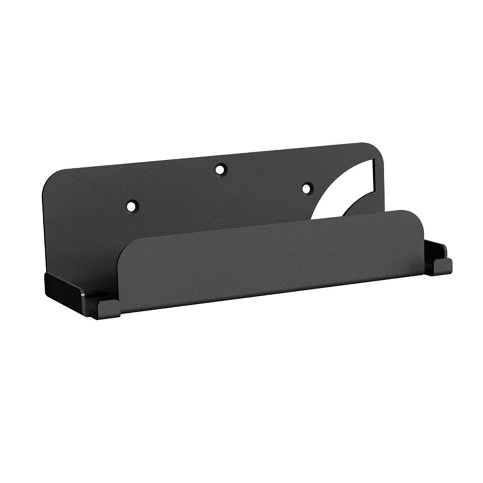 KOZEEY Universal Gaming Console Wall Mount Bracket for Storage Holder Mobile Phone, Black