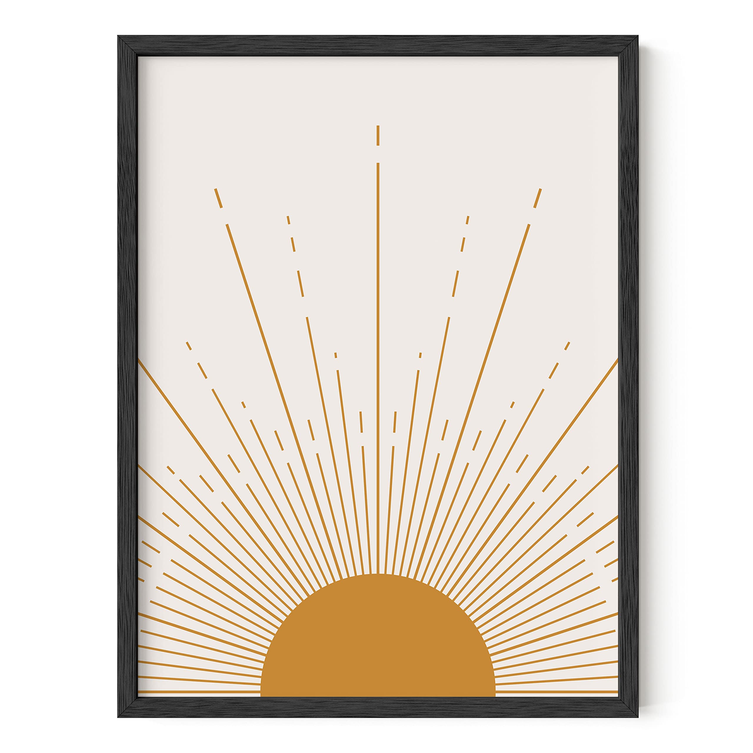 HAUS AND HUES Minimalist Wall Art Mid Century Art Wall Decor Mid Century Modern Decor Contemporary Wall Art Boho Prints Mid Century Wall Decor Boho Wall Art Modern Art Wall Decor (12x16 UNFRAMED)