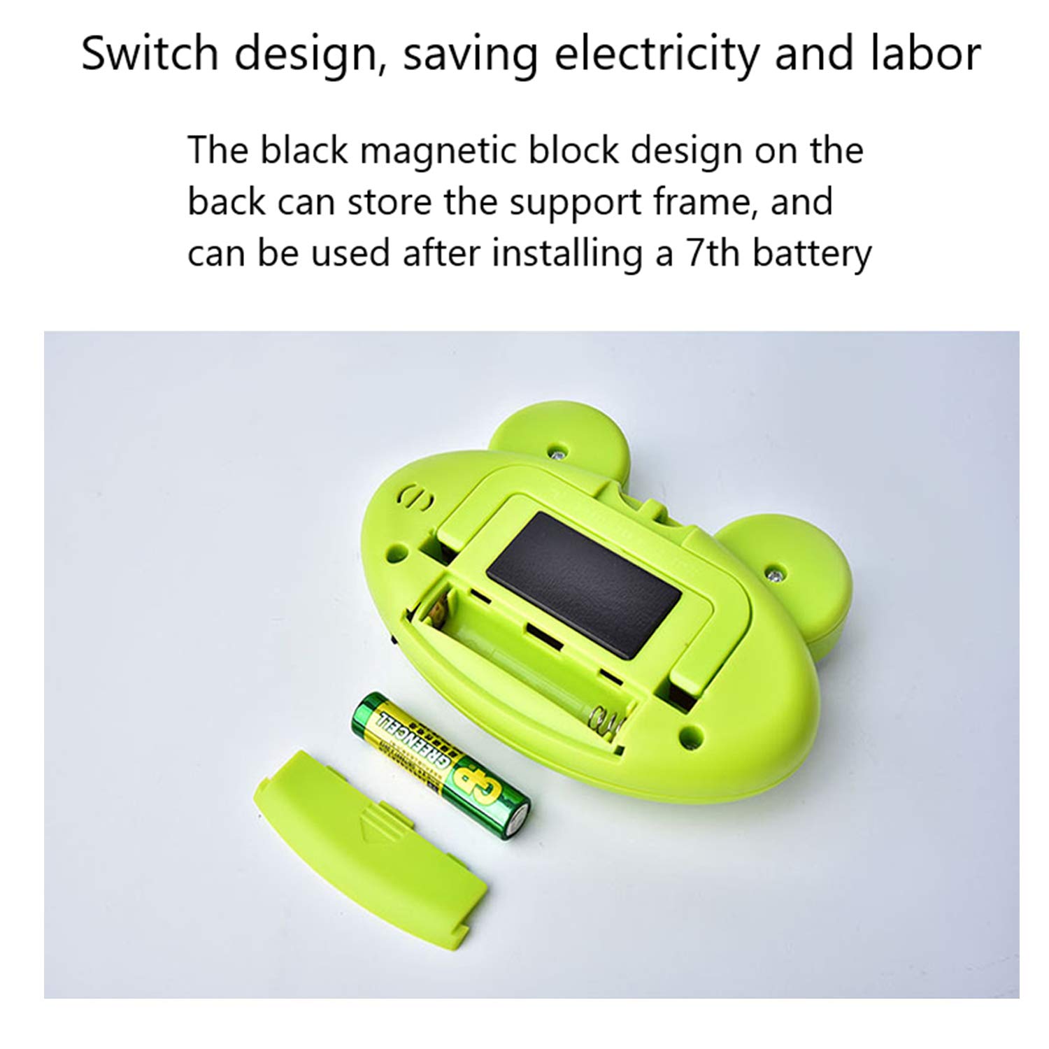Kitchen Timer, Cute Cartoon Animal Countdown Timer, Digital Cooking Timer with Magnetic, LCD Large-Screen Visual Clock, Hangable Alarm Clock with Stand,for Cooking Bake Sport Game (Timer-QW)