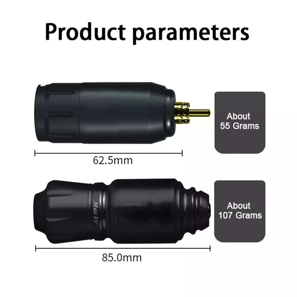 LUKEO Tattoo Machine Set Motor Tattoo Power Supply RCA Interface Rotary Pen Kit for Tattoo Body Art (Color : D)