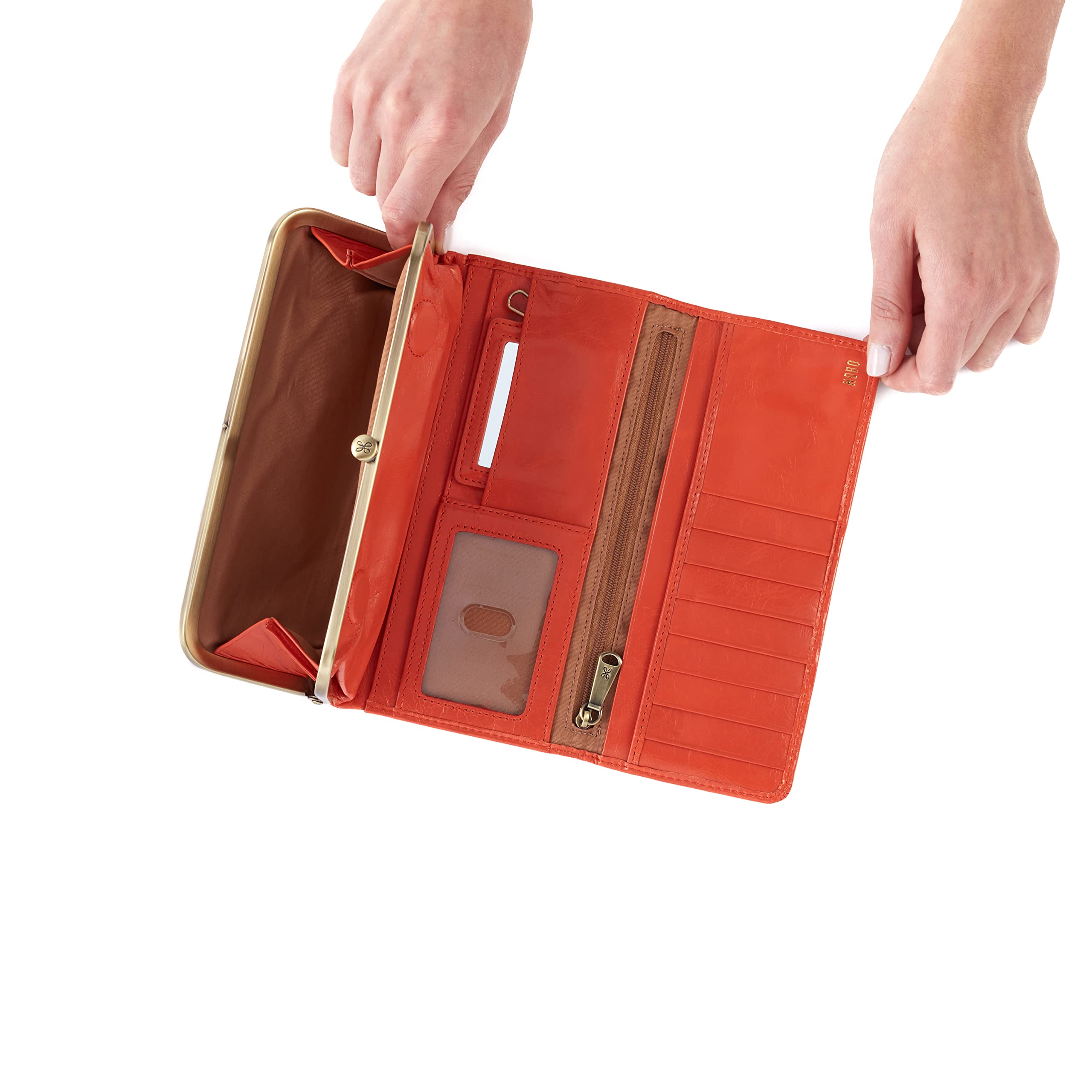 HOBO Womens Leather Wallet (Zinnia, One Size)