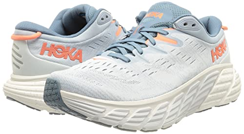 HOKA ONE ONE Women's Running Shoes, Blue Fog Plein Air, 8.5