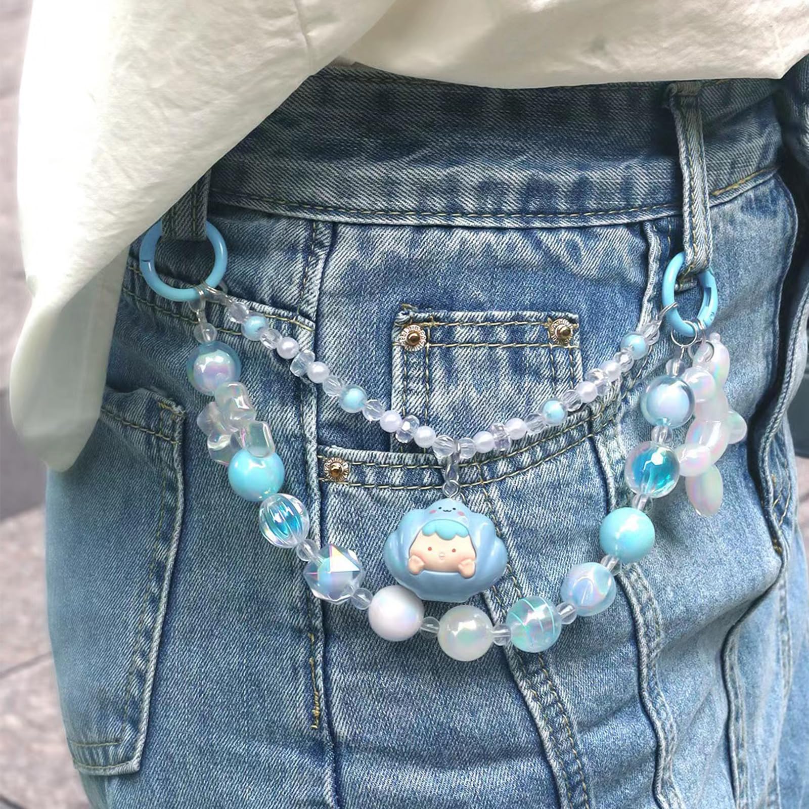 Interesting Zaizai Chain Series Blind Box 1PC (1 of 13 Possible Styles) Key Chain, Cute Figurine Pendant Birthday Gifts