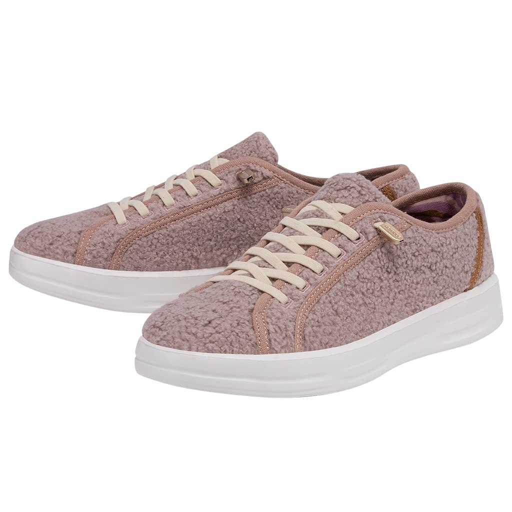 Hey Dude Women's Karina Karina Sherpa Tuscany 7 | Women's Sneakers | Women's Casual Shoes | Comfortable & Light-Weight