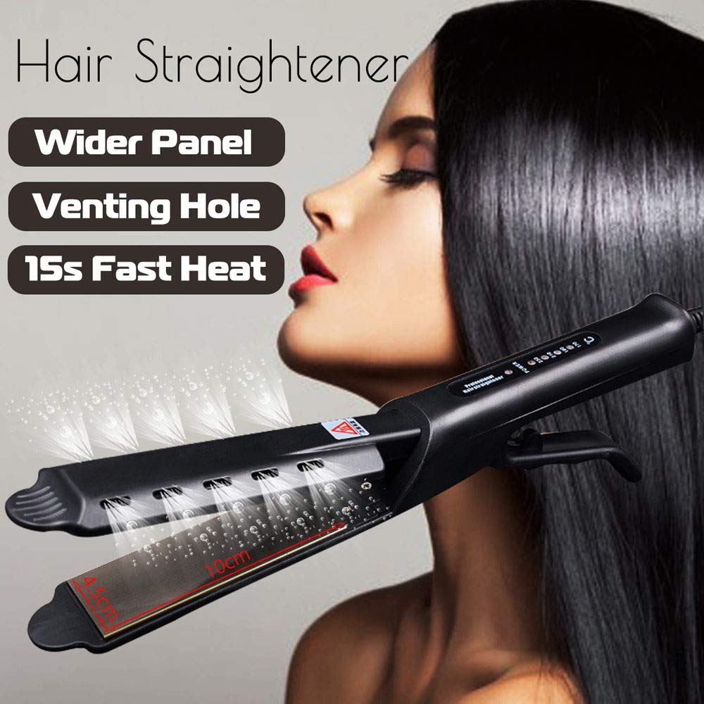 GRAWILLE Ceramic Tourmaline Ionic Flat Iron Hair Straightener, 1 Count