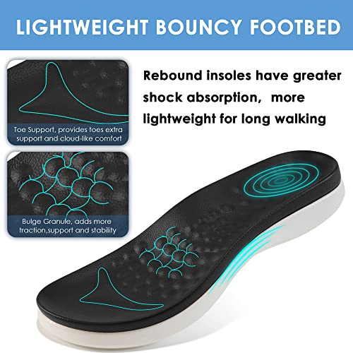 HARENCE Flat Sandals for Women Sandals with Arch Support Comfortable FootBed Orthopedic Sandals Elastic Ankle Strap Summer Casual Non Slip Walking Shoes