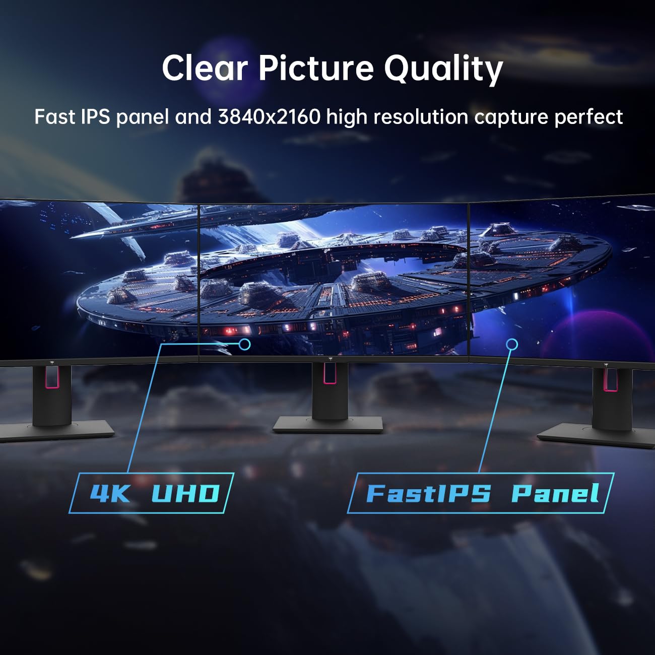 KTC Computer Monitor, Flat Gaming Monitor (H27T22)