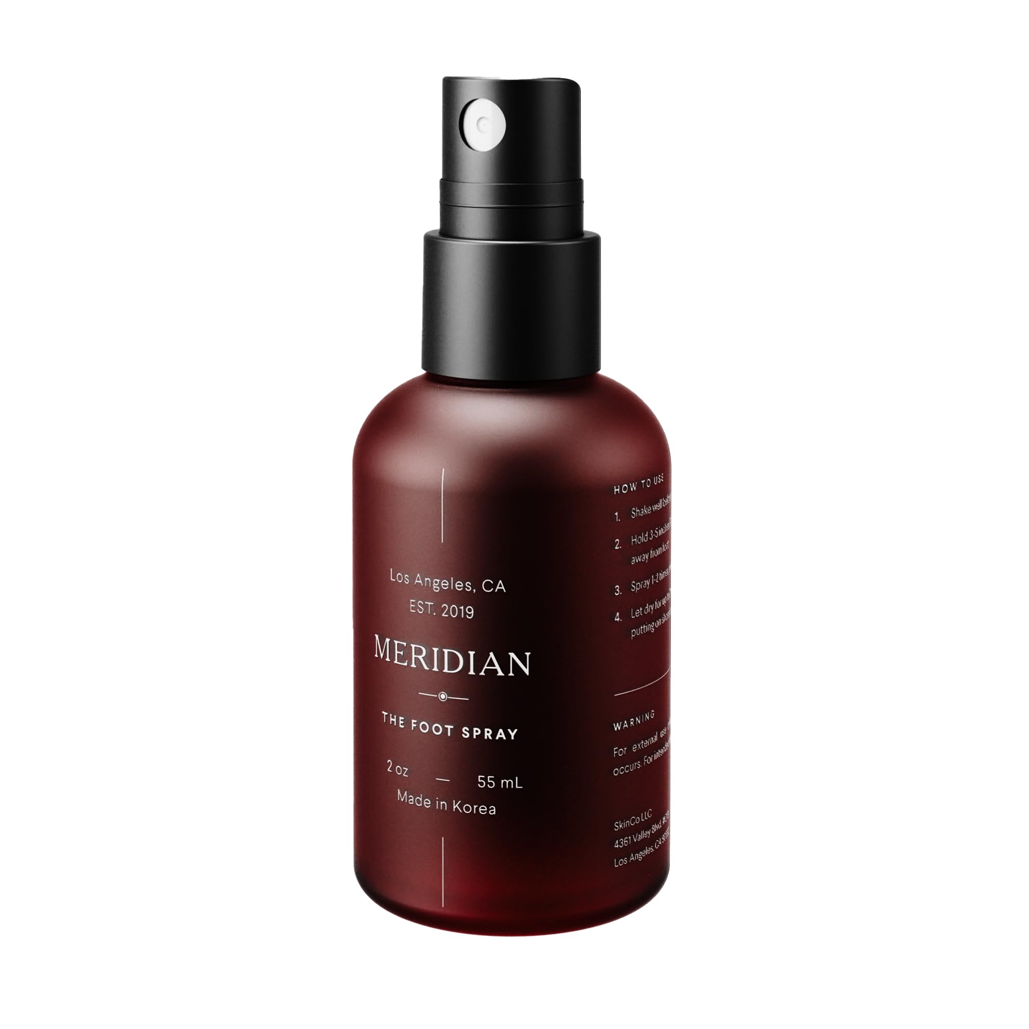 Meridian The Spray Ball Spray Deodorant for Men, Ballguard, Anti-Chafing, Anti-Itch Ball Cream, Quick Drying Spray, Protects from Sweat, Odor, and Irritation
