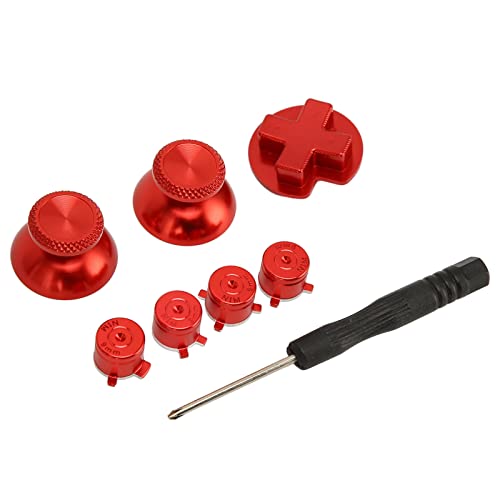 KOSDFOGE Game Controller Metal Buttons D Pad ABXY Cross Aluminum Alloy Repair Buttons Replacement for Switch Pro