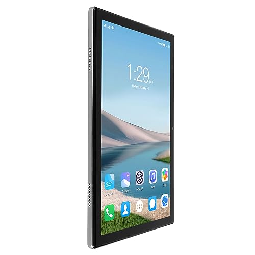 HEEPDD 10.1 Inch Tablet PC, 2 in 1 5G WiFi Dual Speaker 100-240V HD Tablet Multifunction 8GB RAM 256GB ROM (US Plug)