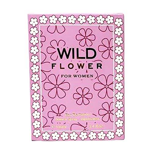 META-BOSEM Wild Flower Pink, Women Perfume Eau de Parfum Natural Spray - Floral Notes - Sweet Fresh Scent - Great Holiday Gift - for All Day Use - a Classic Bottle, 3.4 Fluid Ounce/100Ml