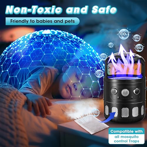 Mosquito Attractant in Bulk, Mosquito Lure for Bug Zapper Bait Refill Compatible with All Mosquito Trap Enhances Catch Rates for Indoor Outdoor Traps, Safe and Long Lasting(8 Pack)