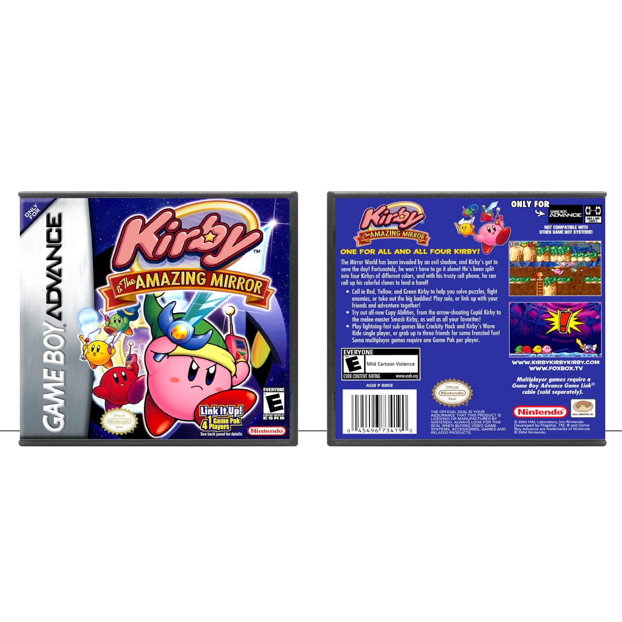 Kirby & the Amazing Mirror | (GBA) Game Boy Advance - Game Case Only - No Game