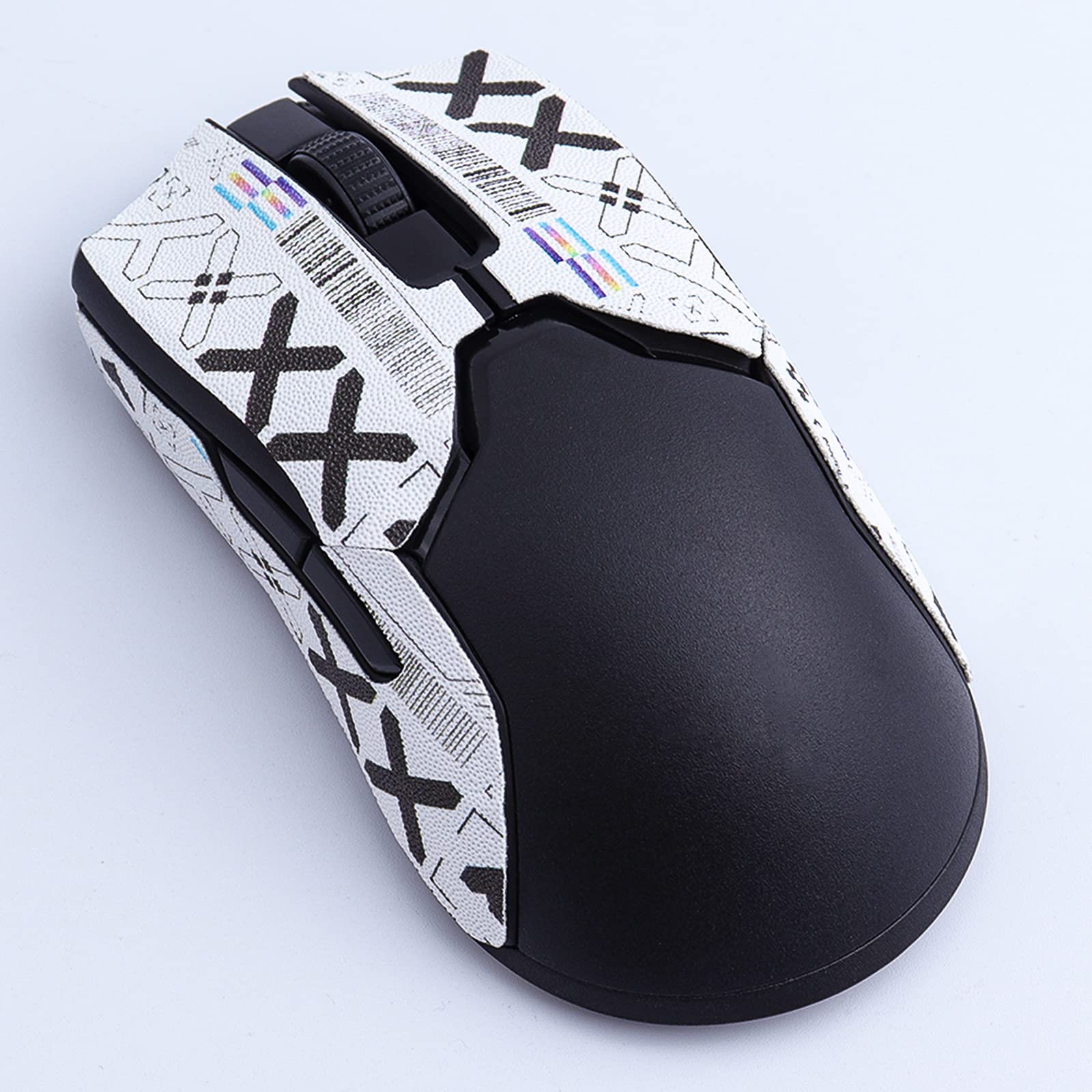 Hyekit Mouse Grip Tape for Logitech G PRO X Superlight Anti-Slip Grip Tape for Mouse - Sweat Resistant - Easy to Use Self-Adhesive Design - Pre-Cut - Professional Mice Upgrade Kit(White)