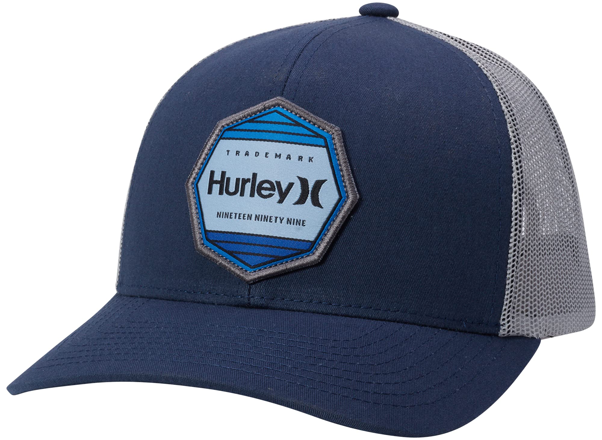 Hurley Men's Baseball Cap - Seacliff Snap-Back Trucker Hat, Size One Size, Burgundy