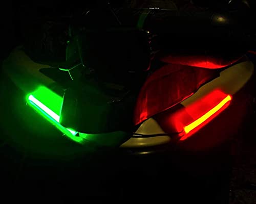 Green Blob Outdoors Marine Navigation LED Strips Kit for Pontoon, Bass, Sk,i Wave Runner, Jon Boats and Kayaks (Neon Style Red, Green)