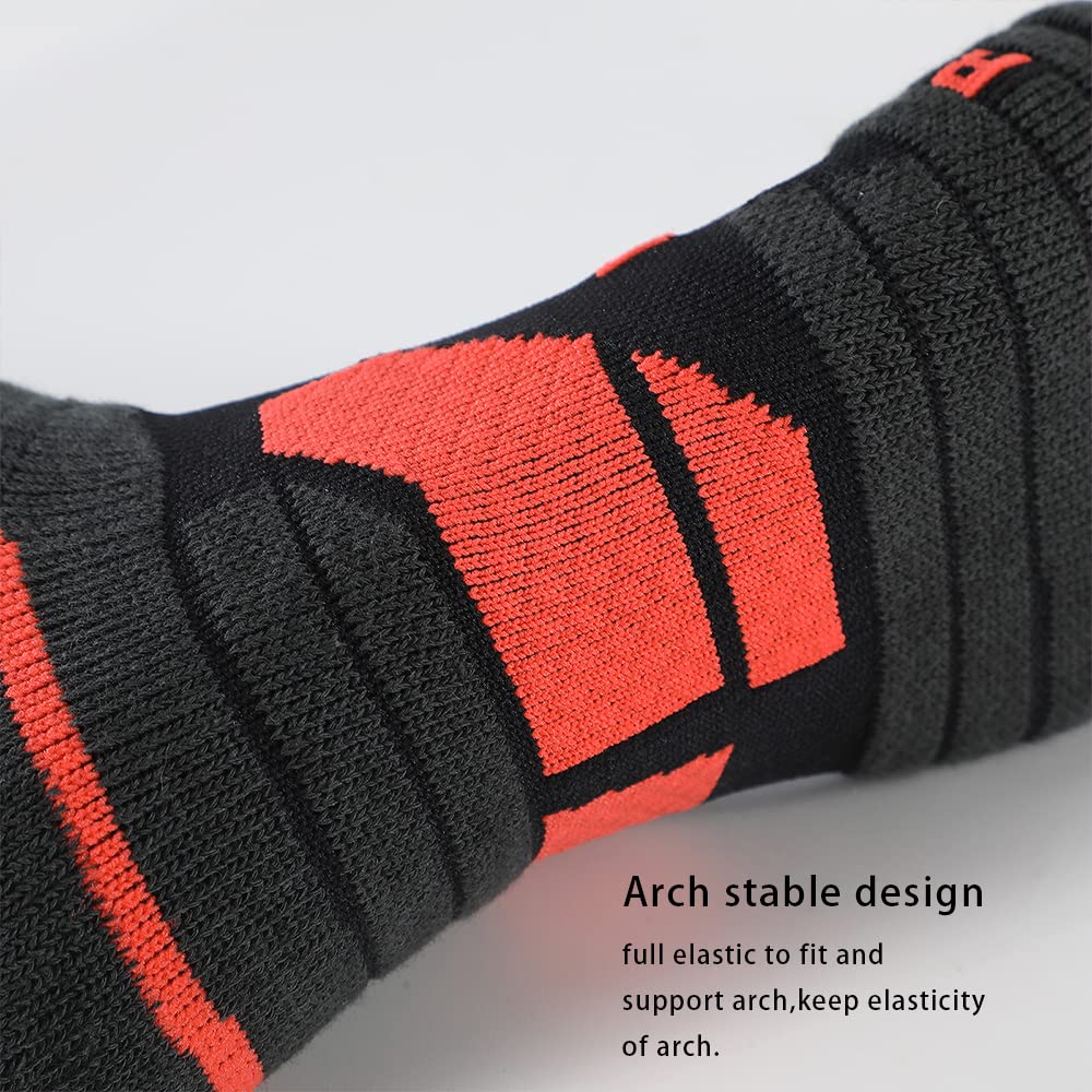 Hiking Socks for Women and Men Moisture Wicking Hiking Outdoor Athletic Thermal Cushion Winter Boot Socks