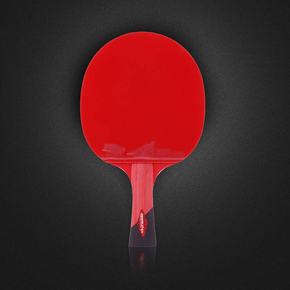 Hewen-Ping Pong Set Durable Portable Pingpong Paddle Table Tennis Racket Ping Pong Bat Set with 1 Rackets, 10 Balls Table Tennis Bat (Size : Long)