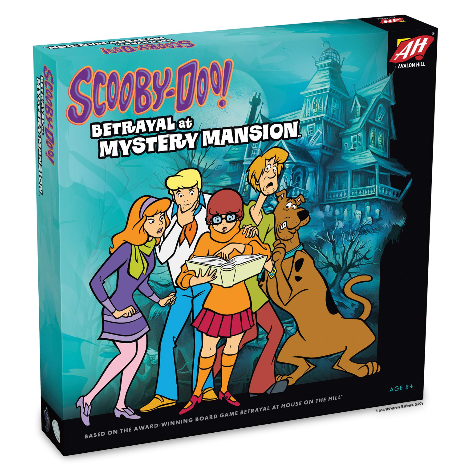 Hasbro Gaming Avalon Hill Scooby Doo in Betrayal at Mystery Mansion | Official Betrayal at House on The Hill Board Game | Ages 8+ Black