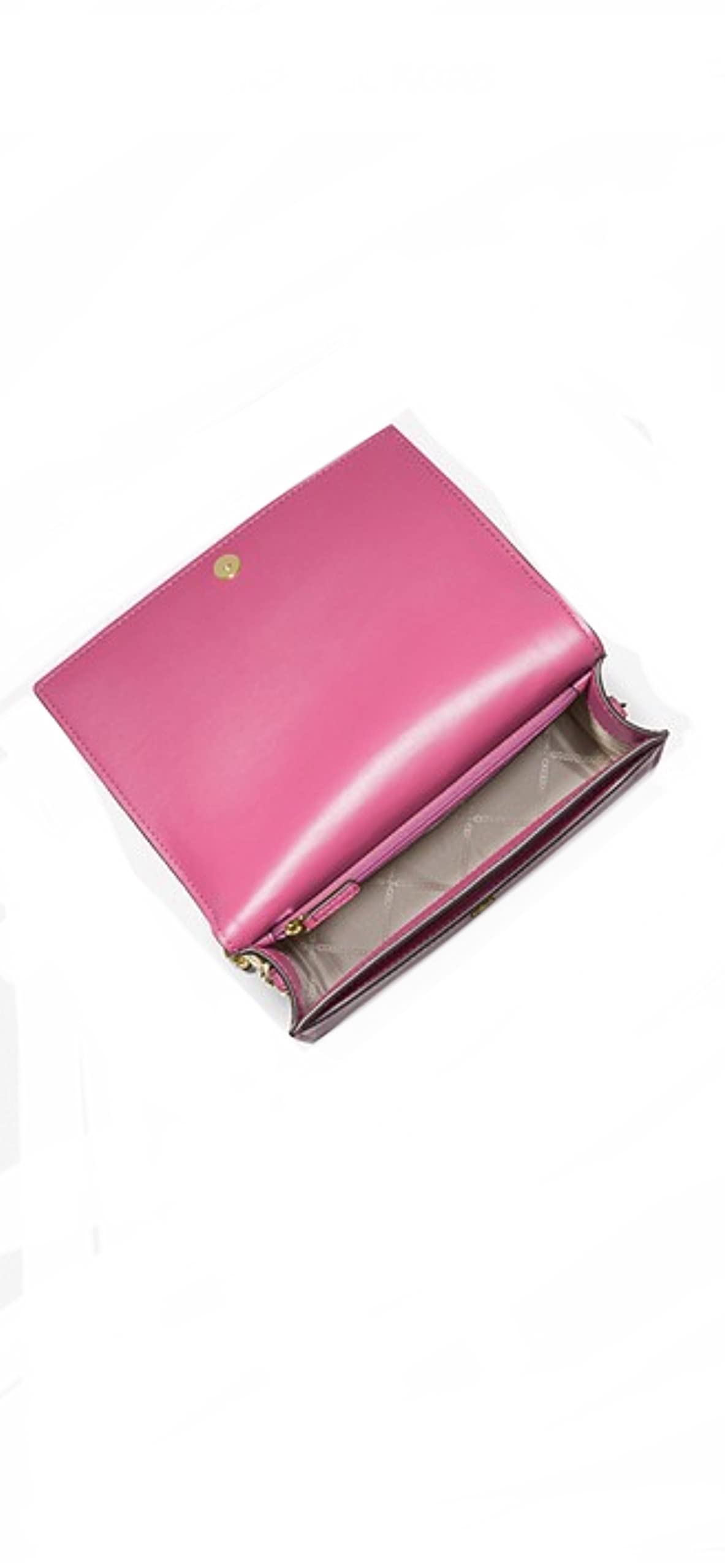 Michael Kors Jet Set Large Logo Crossbody (French pink)