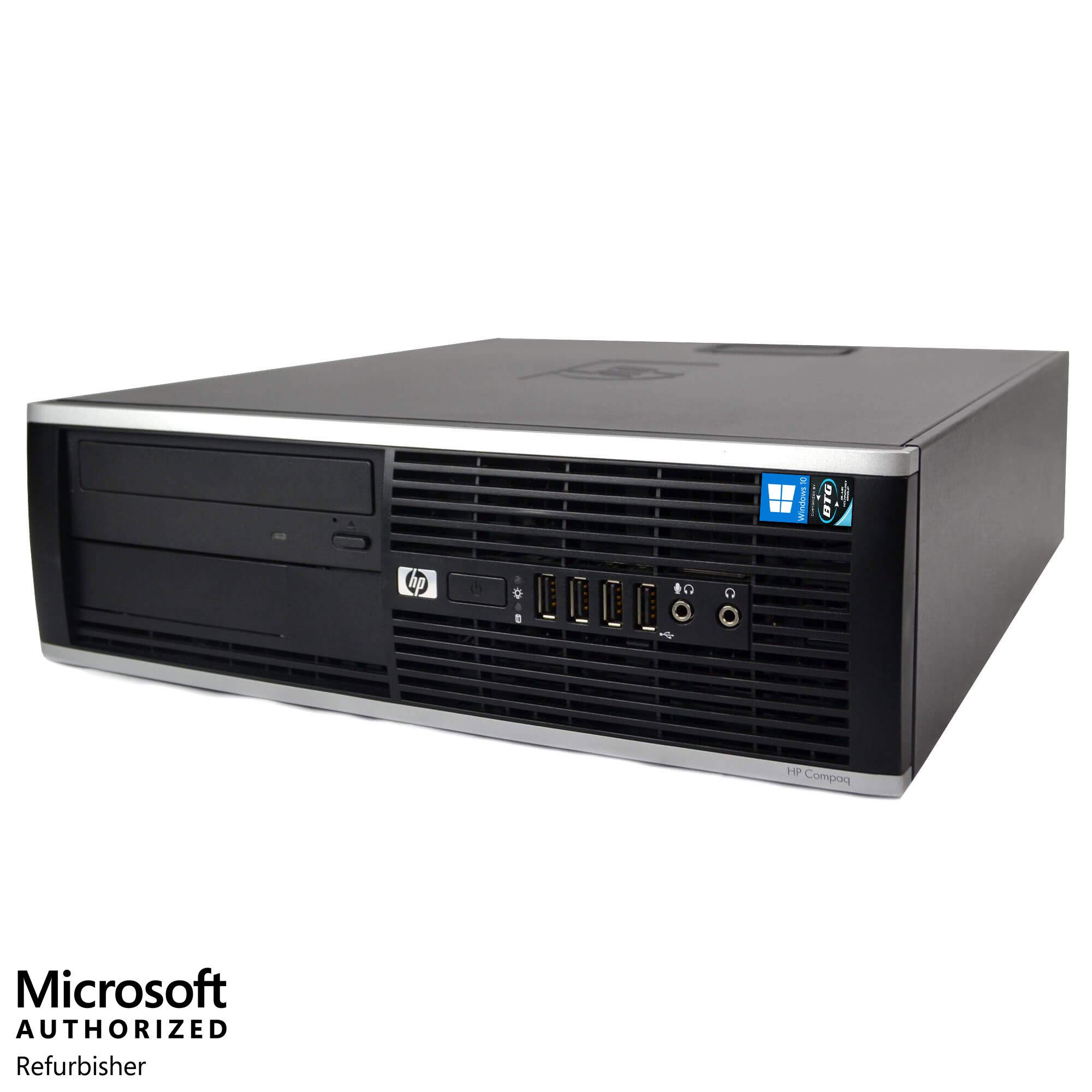 HP Professional Desktop Computer PC - Intel Quad Core i5 3.2-GHz, 8GB RAM, 240GB Solid State Drive, DVD, WiFi, Keyboard, Mouse, Windows 10 Professional (Renewed)