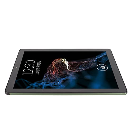 HD Tablet, 8800mAh 10.1 Inch Tablet Front 5MP Rear 13MP Green 6GB 128GB Reading for Android 11.0 (US Plug)