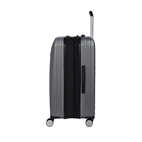 it luggage Legion 21" Hardside Carry-On 8 Wheel Expandable Spinner, Silver