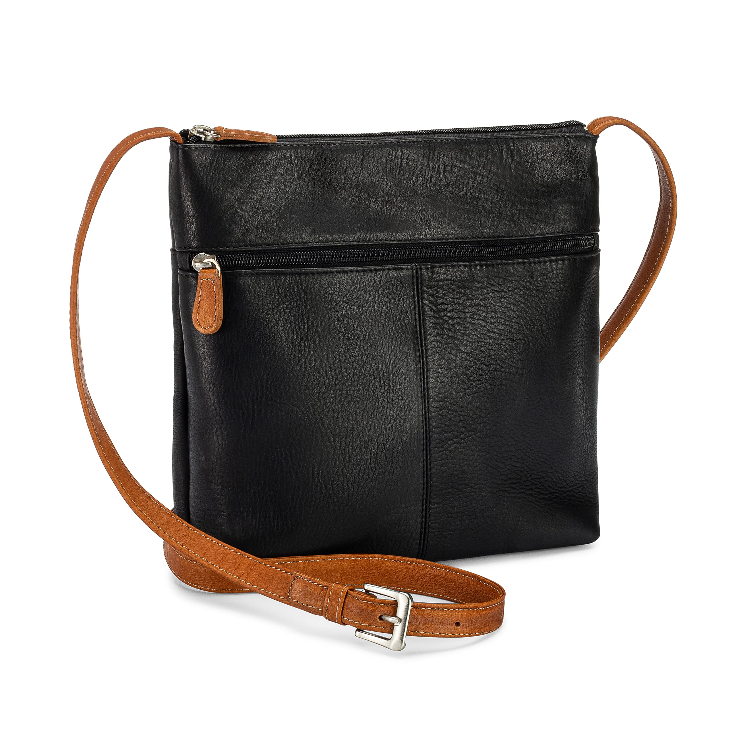Le Donne Leather Sinclair Crossbody Purse Full Grain Leather Shoulder Bag Handbag for Women