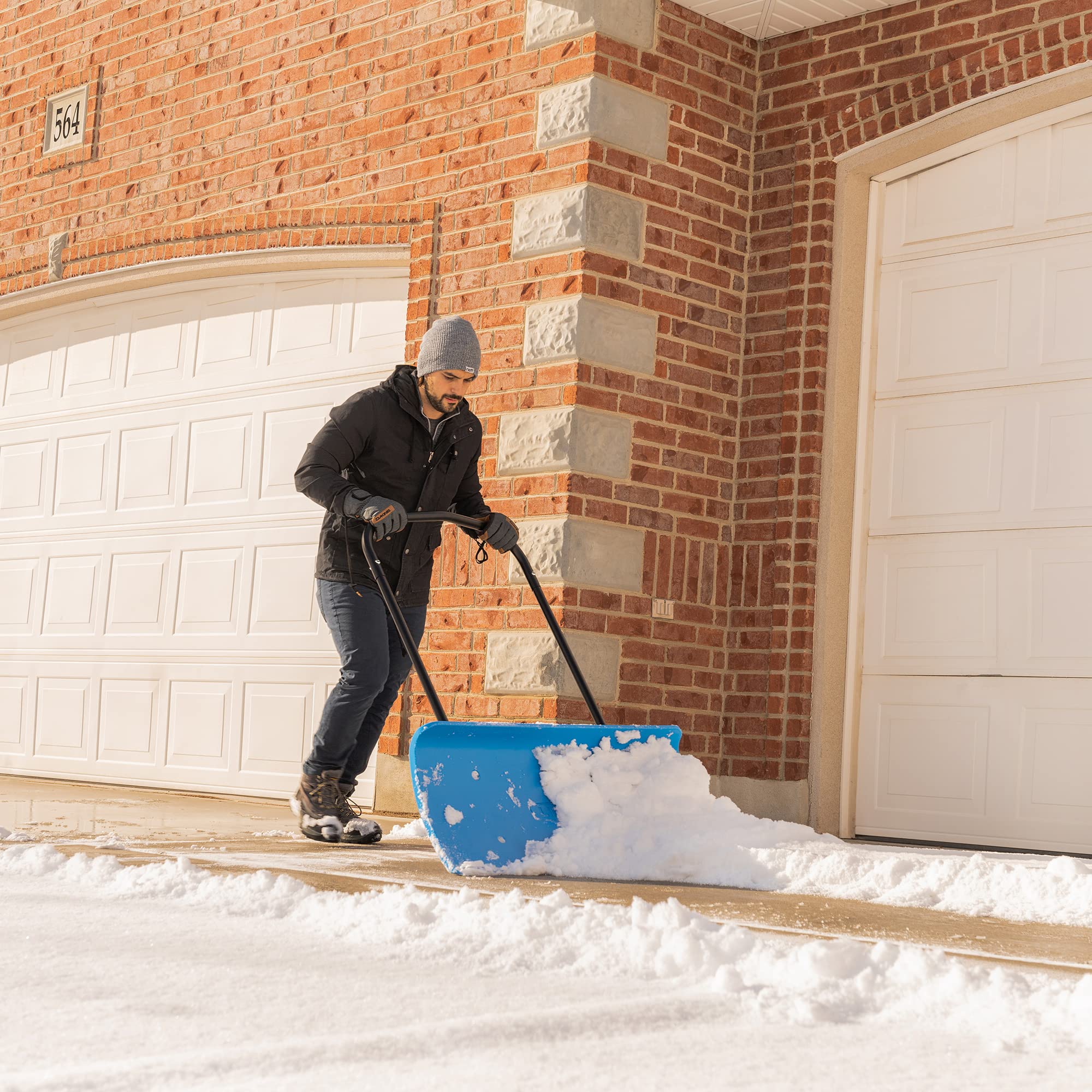 Lifetime Snow Pusher, 42β Heavy Duty Snow Plow Shovel