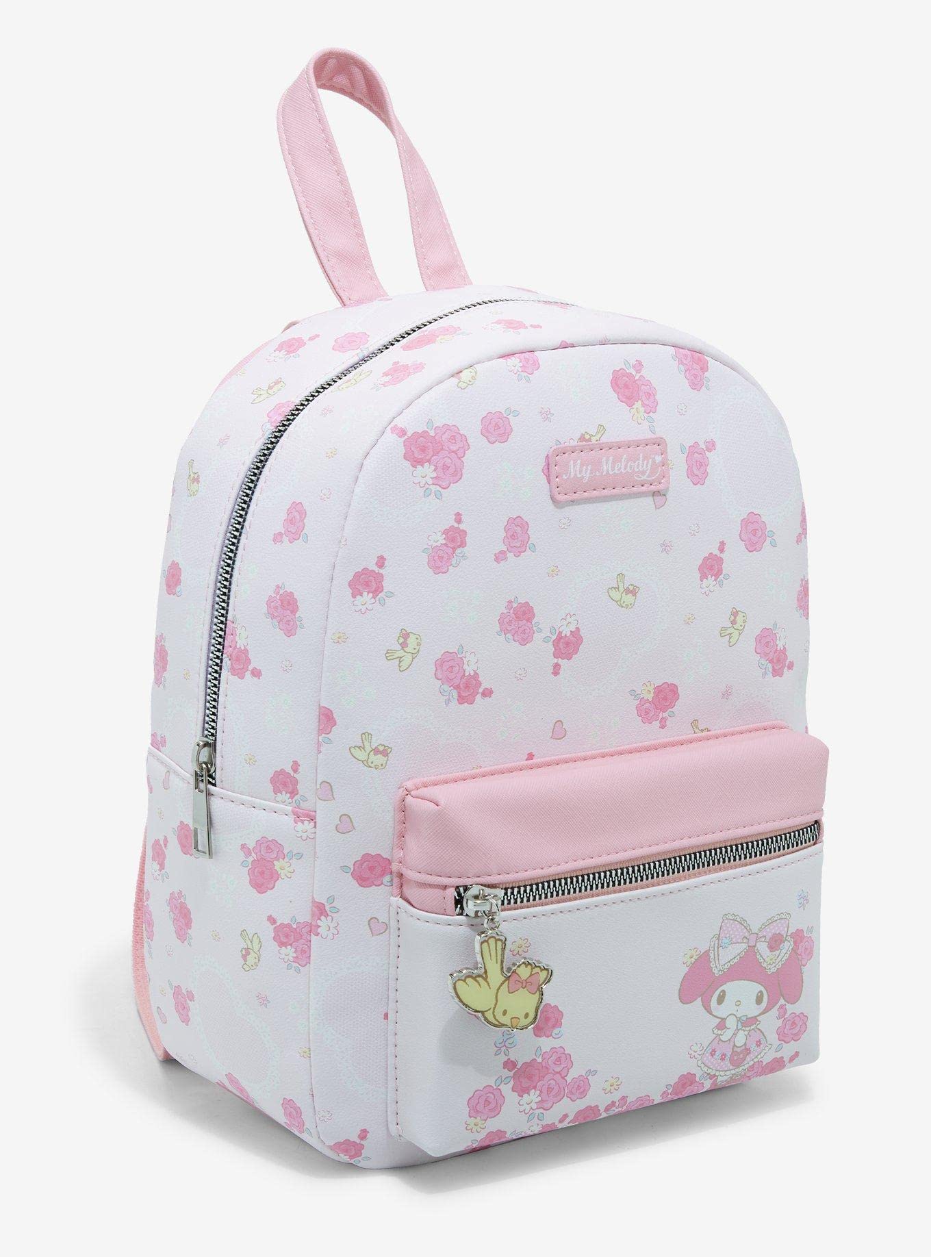 Hot Topic My Melody Pastel Rose Mini Backpack PINK