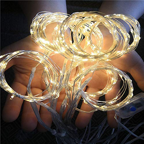 hhxiao String Light Led Curtain Light String Lights 300led USB Waterproof 3x3m Window Lights for Wedding Party Home Garden