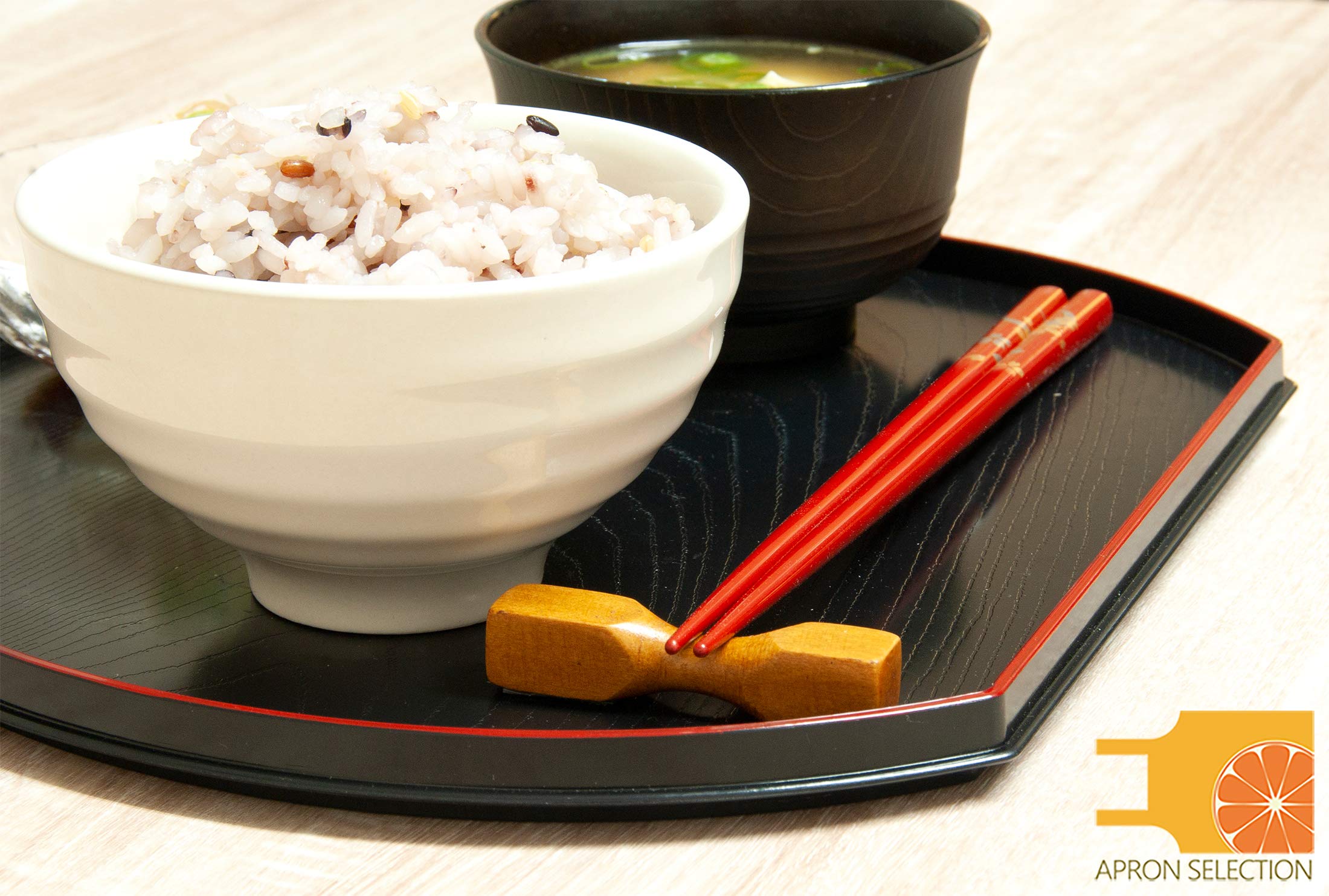 Hashimoto-Kousaku Sikkiten Japanese Natural Lacquered Wooden Chopsticks Sakura Collection in Gift Box (Yoisakura, Vermilion)