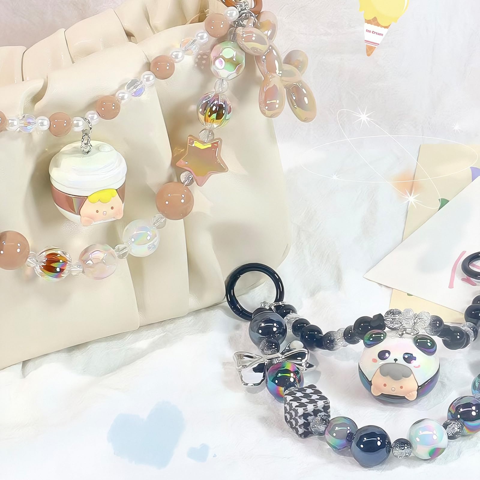 Interesting Zaizai Chain Series Blind Box 1PC (1 of 13 Possible Styles) Key Chain, Cute Figurine Pendant Birthday Gifts