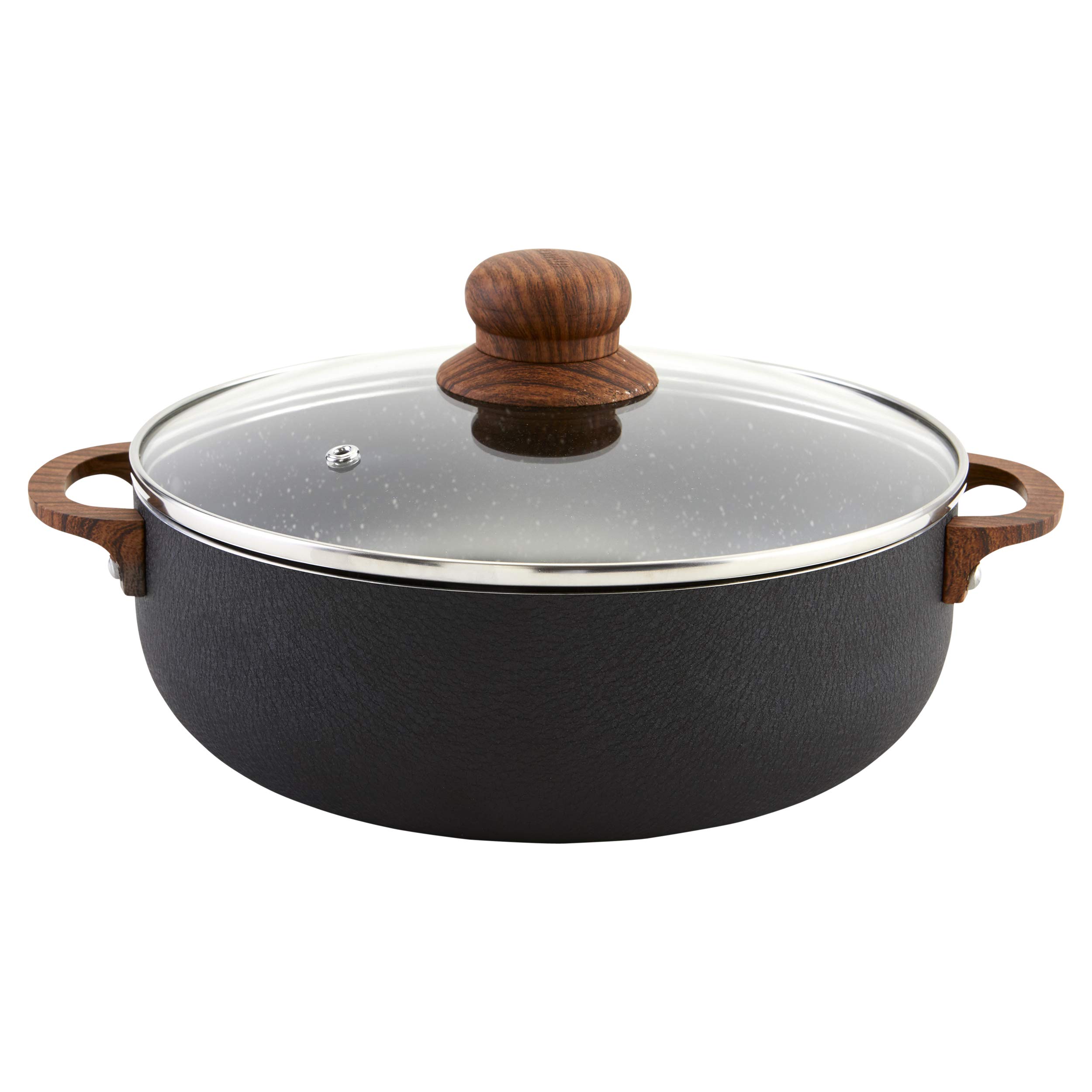 Imusa Stone Caldero, 6.9 Quart, Black