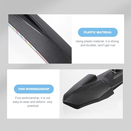 INOOMP 1 Pair Bicycle Cycling Front Rear MTB Mudguard MTB Frame Protector MTB Bike mud Guard MTB Rear Universal mud Flaps Mountain Bike Dirt Guard Plastic Gadgets Outdoor