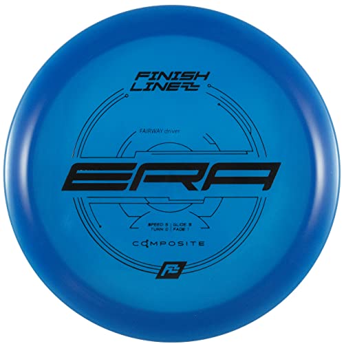 Infinite Discs Finish Line Era in Composite | Neutral Control Driver for Disc Golf [Color Shade & Stamp Color May Vary] (173-176 Grams, Purple)