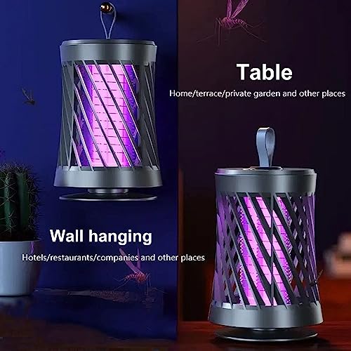 Heating Master Bug Zapper, Electric Mosquito & Fly Zappers/Killer - Insect Attractant Trap Powerful Bug Zapper Light, Hangable Mosquito Lamp for Home, Indoor, Outdoor, Patio (Black)