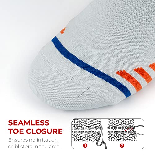 GoWith 6 Pairs Rayon Made From Bamboo Colorful Sneaker Socks, Athletic Thin Ankle Socks, Seamless Low-Cut Golf Socks for Men & Women, S/M, Multicolor-1, Model: 2150