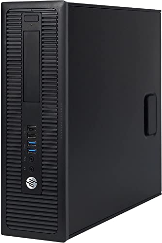 HP Elite 800G1 Desktop Computer PC, Intel Core i5 4th Gen Processor, 8GB RAM, 500GB HDD, MTG New 22 inch Monitor, RGB Speaker Keyboard Mouse, WiFi Windows 10 Pro 64-Bit (Renewed)