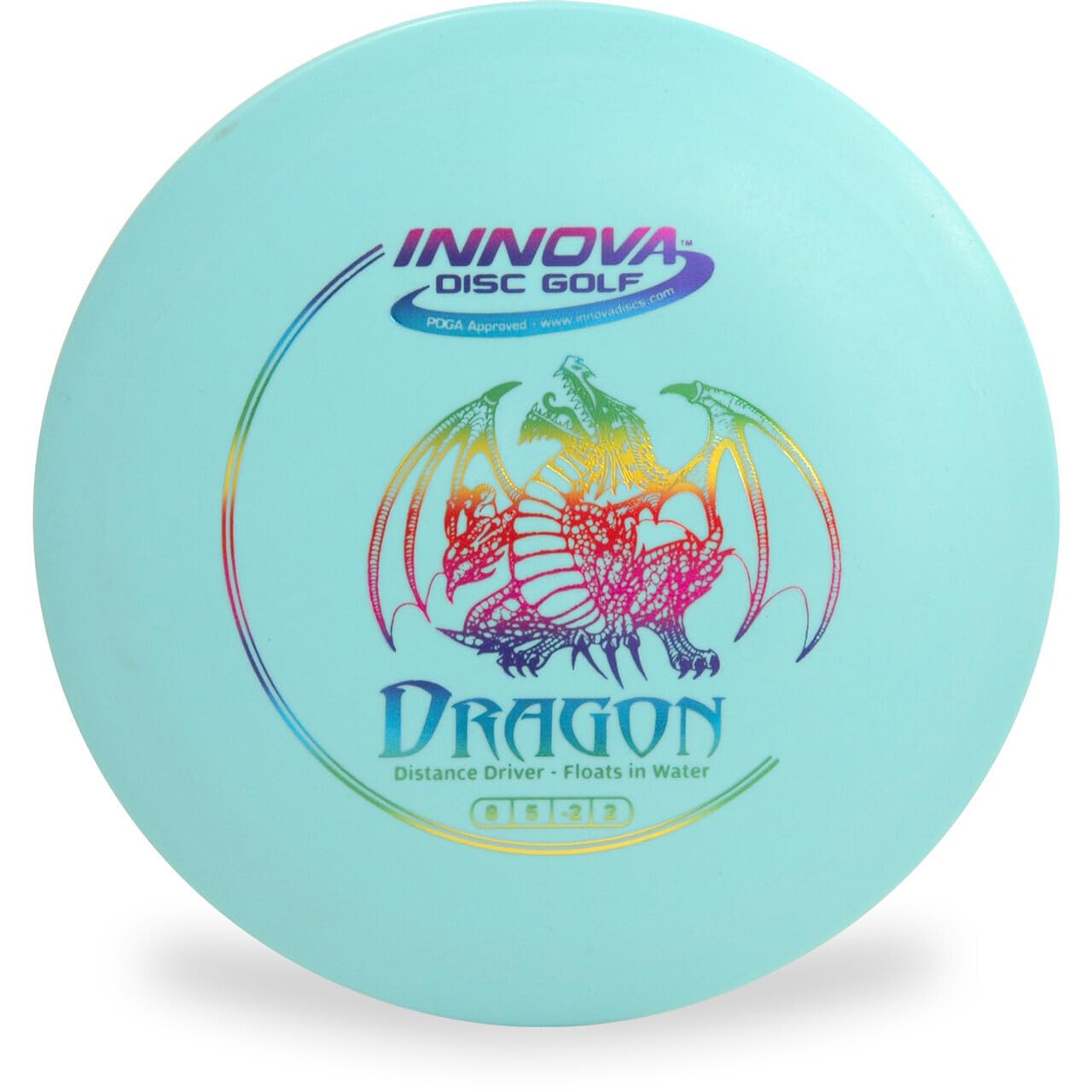 Innova Dragon (DX) Floater Driver Golf Disc, Floats in Water, Pick Color [Stamp & Exact Color May Vary] Light Pink