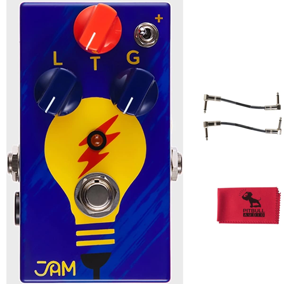JAM Pedals Tubedreamer Overdrive Guitar Effect Pedal w/Patch Cables & Cloth