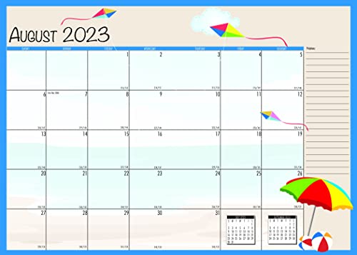 House of Doolittle Seasonal Monthly Planner, Seasonal Artwork, 10 x 7, Light Blue Cover, 12-Month (Jan to Dec): 2023