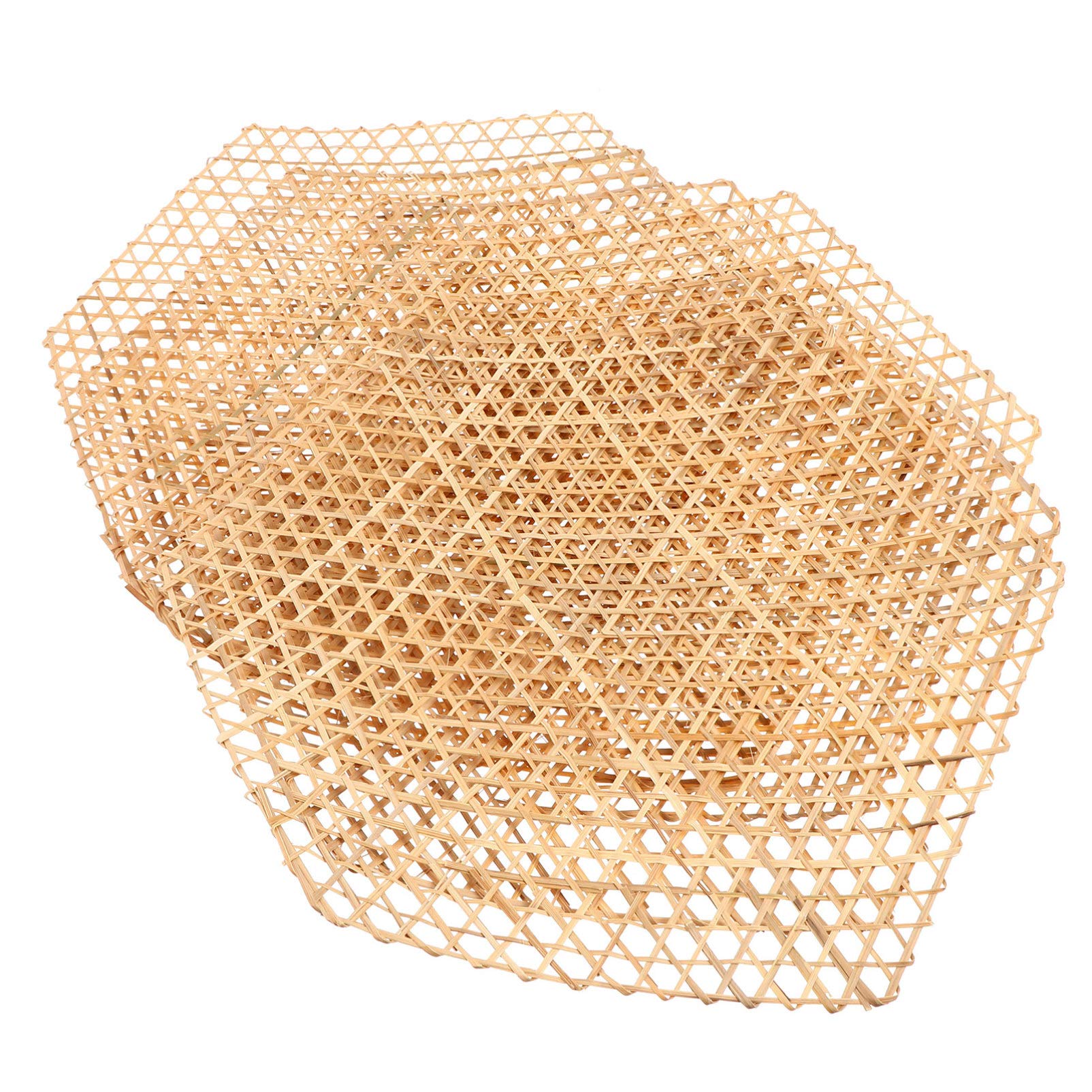 Hemoton 6pcs Bamboo Mat Kitchen Table Place Pad Vintage Wooden Placemat Dumplings Pastry Mesh Pans Divider Mat Bamboo Coaster Wooden Serving Trays Decorative Dish Mat Food Oil Wedding